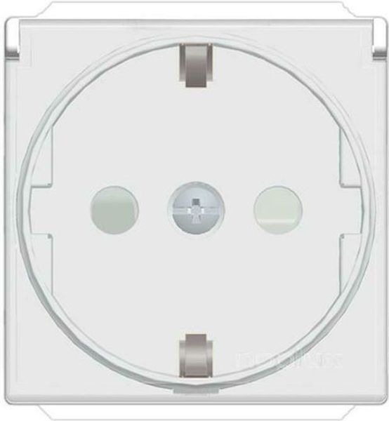 Geyer Πριζα Σουκο Με Καπακι 2 Θεσεων Λευκη 2ρ+ε 16α 250v Interio ...
