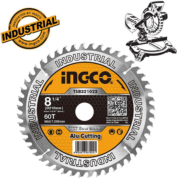 Δισκος Κοπης Ξυλου Και Αλουμινιου 210mm Ingco Tsb321023 - Αναλωσιμα ...