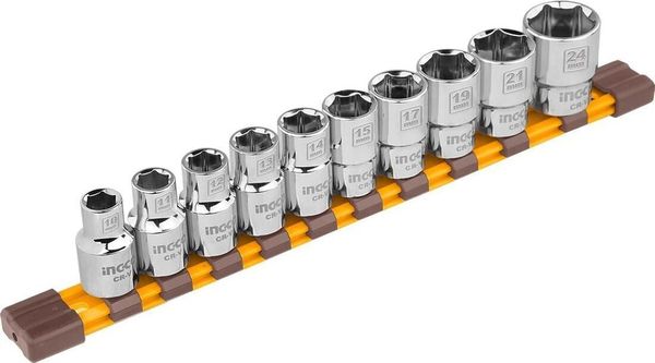 Καρυδακια 1/2" Σετ 10 Τεμ. Ingco Hkts12103 - Κασετινες - σετ (TLS ...