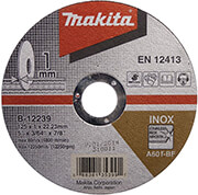 Δισκος Κοπης Inox Makita 125mm 1mm B-12239 - Αναλωσιμα-εξαρτηματα ...