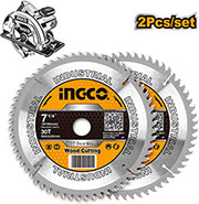 Δισκος Κοπης Ξυλου 2 Τεμ 185mm Ingco Tsb118510 - Αναλωσιμα-εξαρτηματα ...