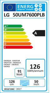 TV LG 50um7600 50'' LED Smart 4K Ultra HD Wifi - Τηλεοραση (PER.152651 ...